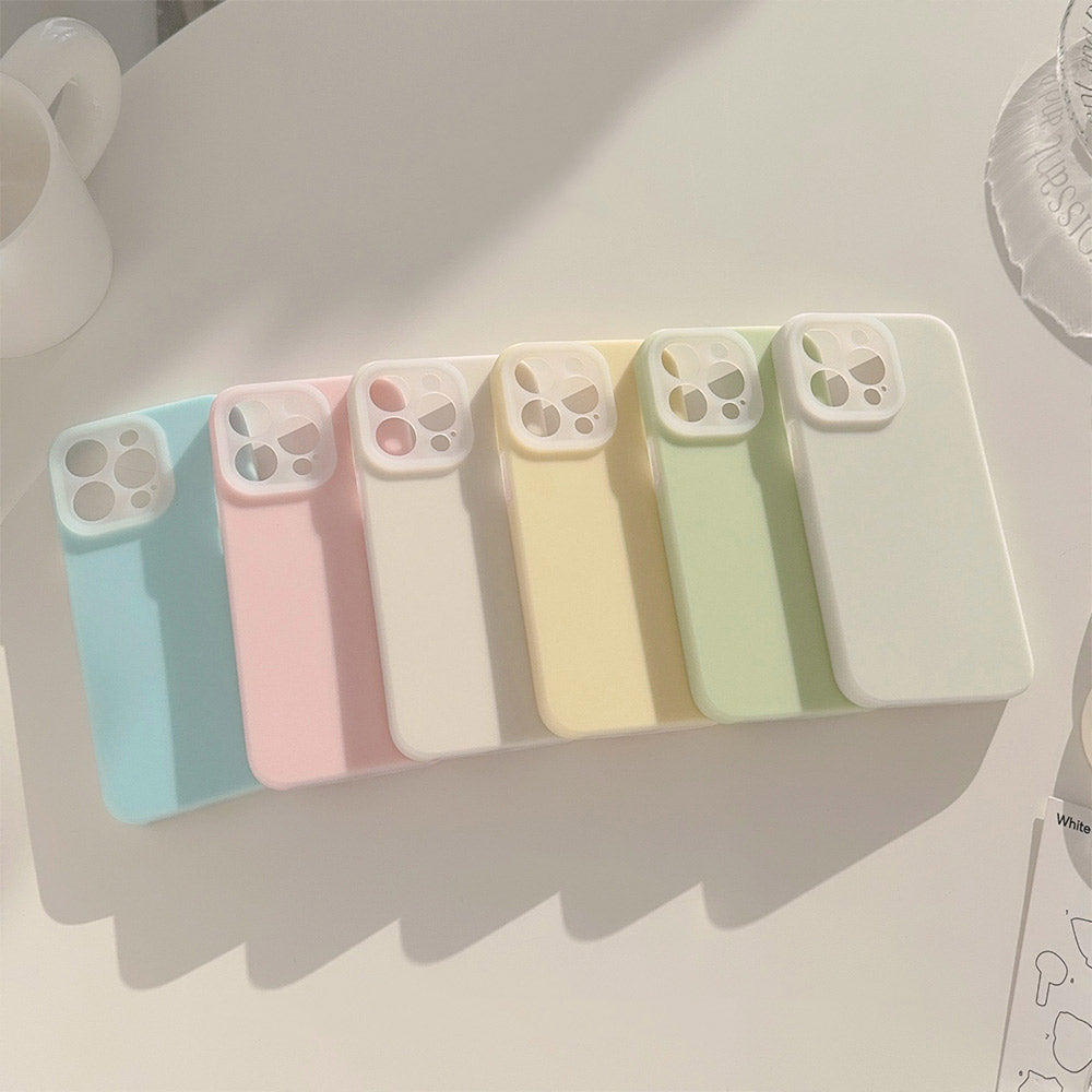 Auramma Collections - Frosted Macaron Jello iPhone Case