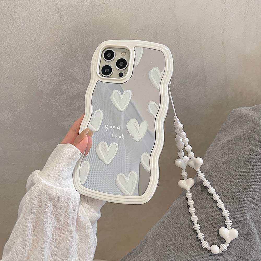 Auramma Collections - Mirror Hearts iPhone Case